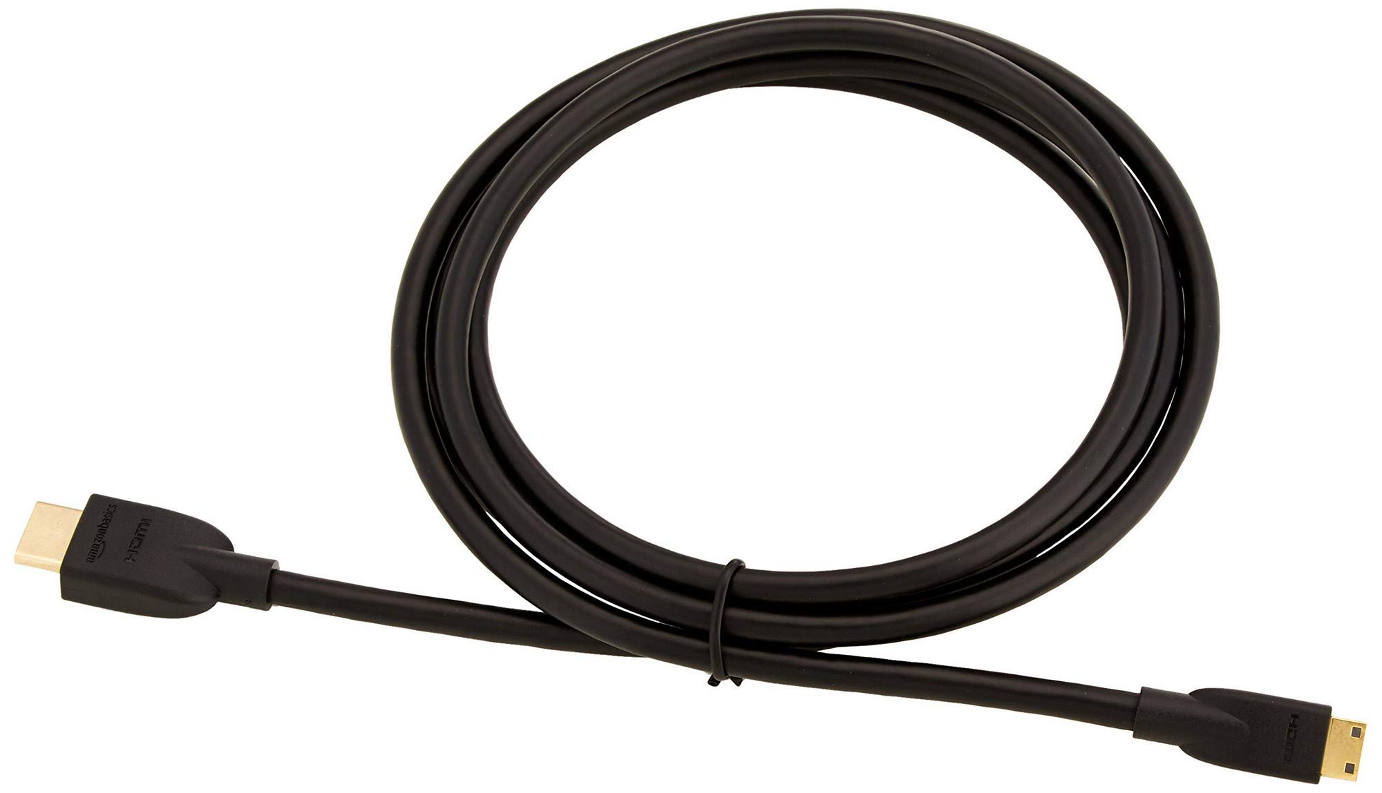 Amazon Basics High Speed Mini HDMI (Source) to HDMI (Display) Cable, 1.8 m, Black