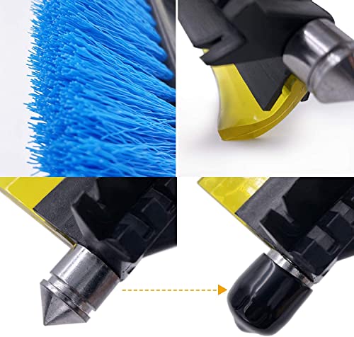 Car Snow Brush Removal Extendable with Ice Scraper and Ice Breaker Detachable Snow Mover for Car Auto SUV Truck Windshield Windows