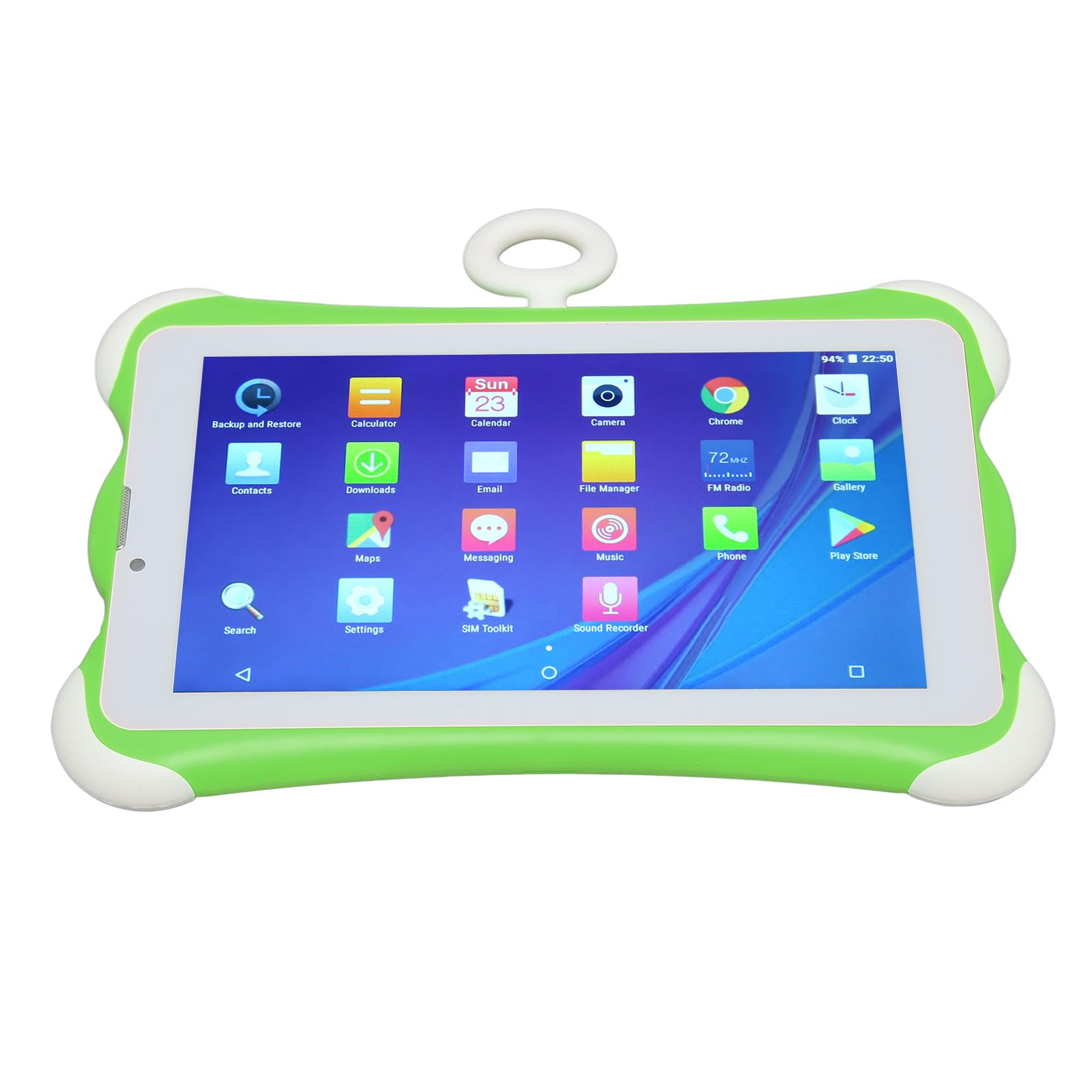 ANGGREK 7 Inch Children Tablet for Android, HD 1280x800, 3GB RAM, 32GB ROM, WiFi Dual SIM, 6000mAh Battery, Eye Protection, Kids Tablet with 100β240V Plug (US Plug)