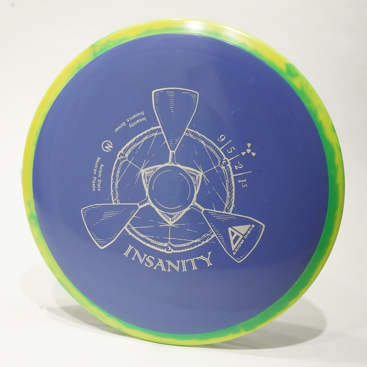 Axiom Insanity (Neutron) Driver Golf Disc, Pick Your Disc 162g Purple w/Red Rim