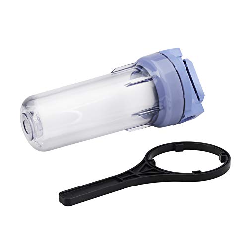 Amazon Basics Standard Duty Sump VIH Water Filter Housing - 3/4 Inch, Blue/Clear