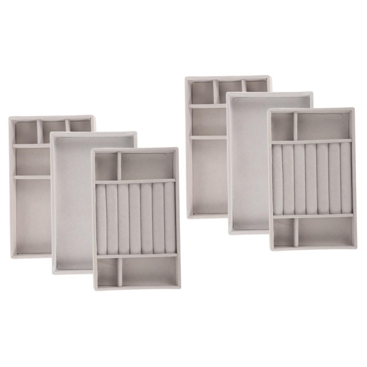 Alipis 6 Pcs Jewelry Tray Necklace Tray Peg Boards for Walls Trinket Tray Jewelry Organizer Tray Earring Storage Jewelry Organizer Stand Necklace Showcase Tray Earring Holder Bracelet
