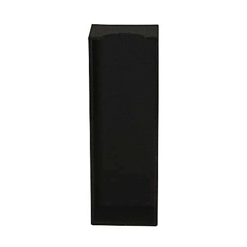 Household Essentials 2-Pack of Drawer Organizers, Sturdy Chipboard with Soft Polyester Cover, Handy and Fashionable Organization Solution, 3β H x 4β W x 12β D, Black Linen