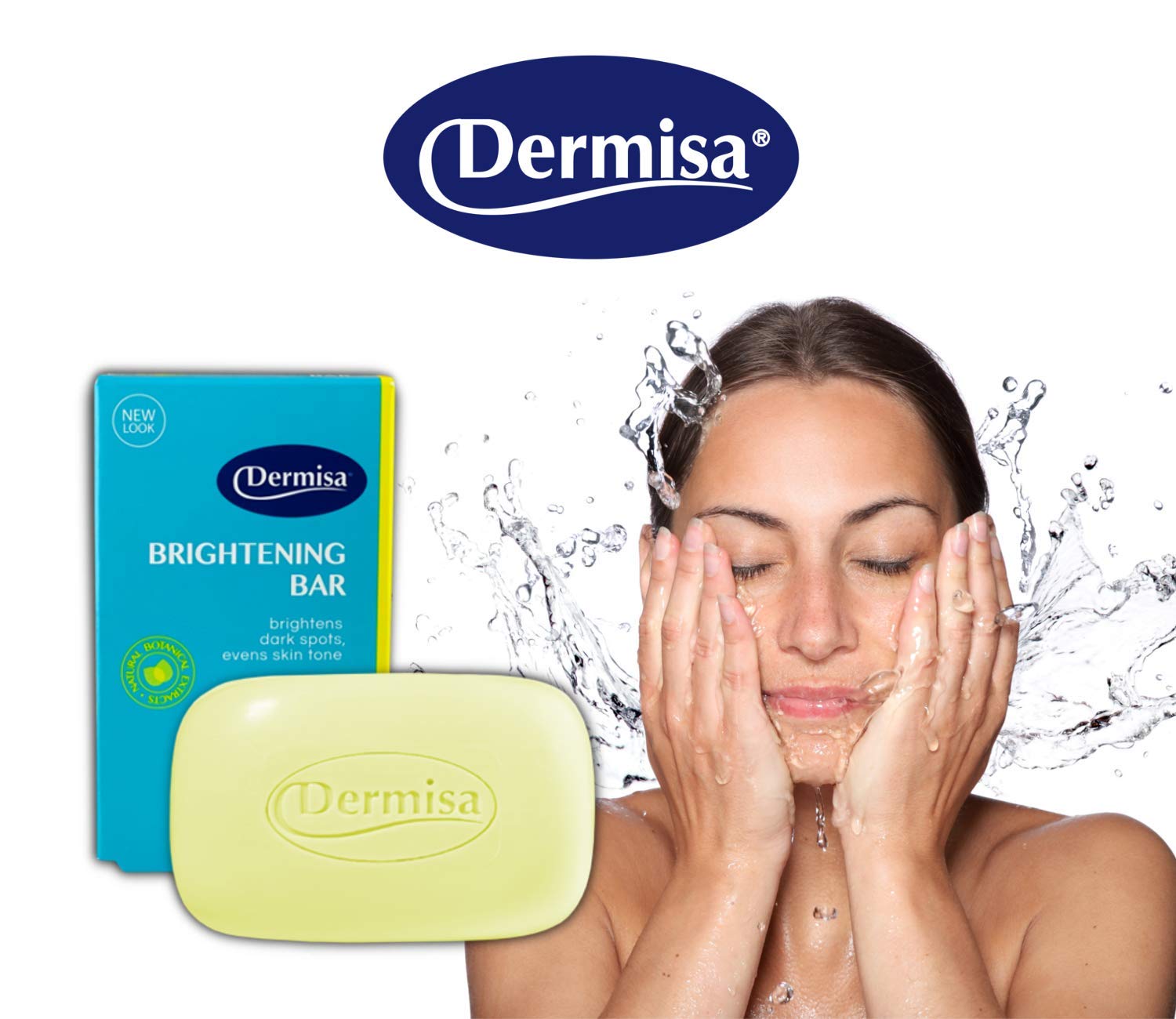 Dermisa Brightening Bar with Kojic Acid, Licorice Root, Bearberry Extract | NO PARABENS, NO SULFATES | 3 OZ | Pack of 3