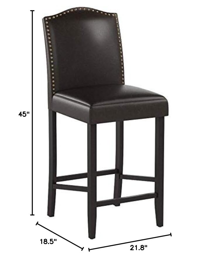 Christopher Knight Home Markson Barstools, 2-Pcs Set, Brown