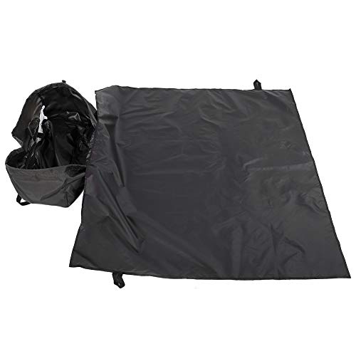 Alomejor Rock Climbing Bag Foldable Water proof Rock Climbing Bag Mountaineering Shoulder Backpack for Outdoor Camping Hiking(22 * 22 * 5cm Black)