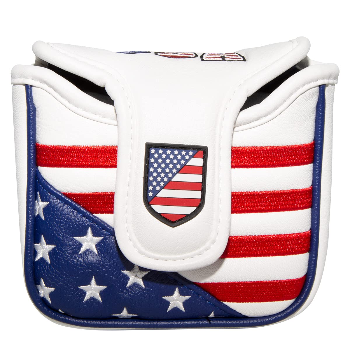 an Large Golf Mallet Putter Headcover Head Cover Magnetic Closure fits for Odyssey Taylormade Spider