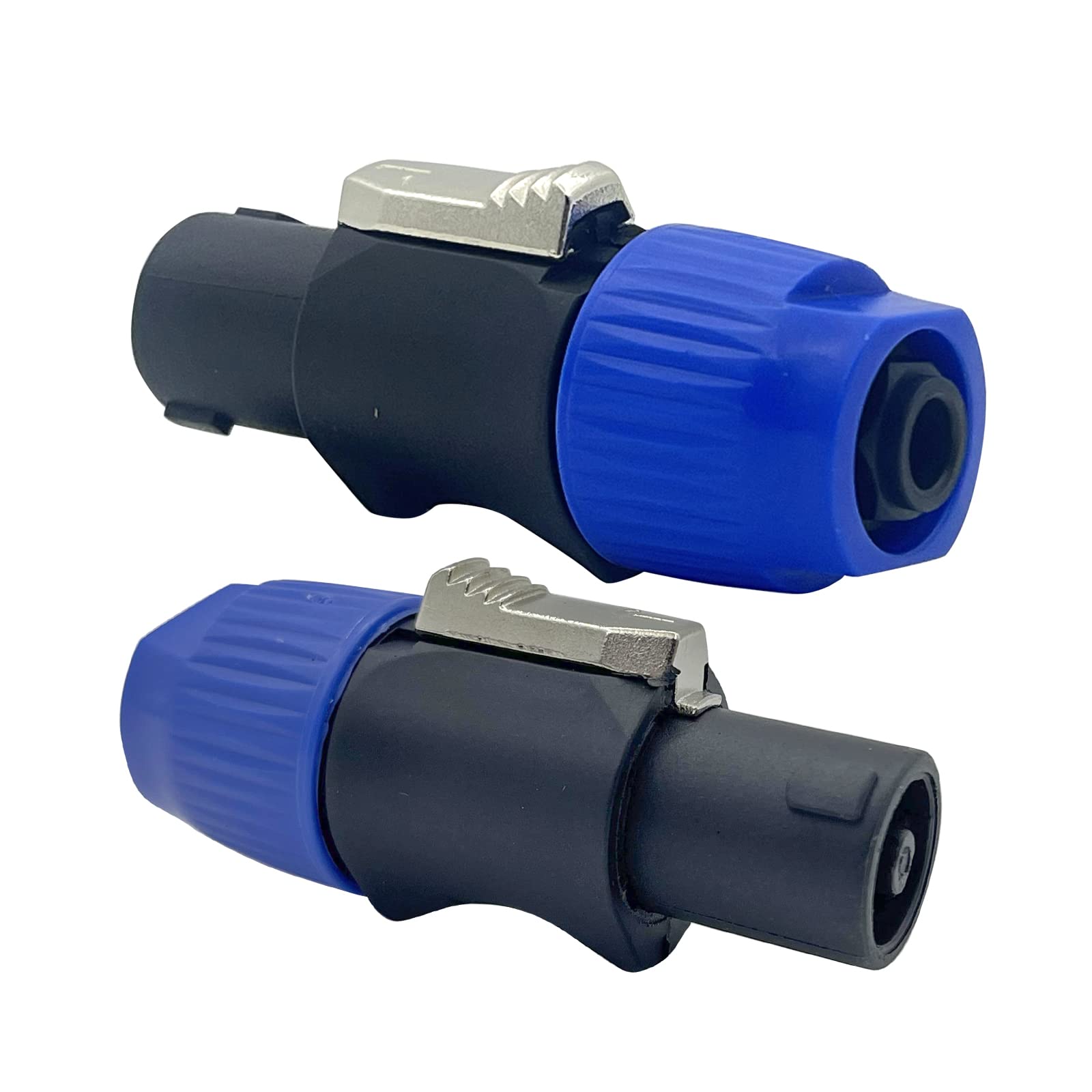 ASNIGBAX Speakon to 1/4 Adapter - 2 Packs, Speakon Male to 1/4" TS Female Converter Connectors