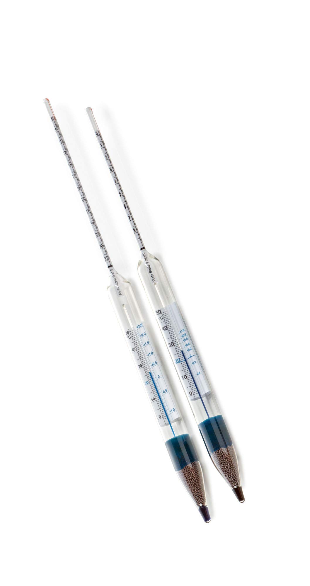 SafetyBlue ThermoHydrometer 7.5/16.5 Plato & 0/50°C Thermometer with NIST Traceable Certificate