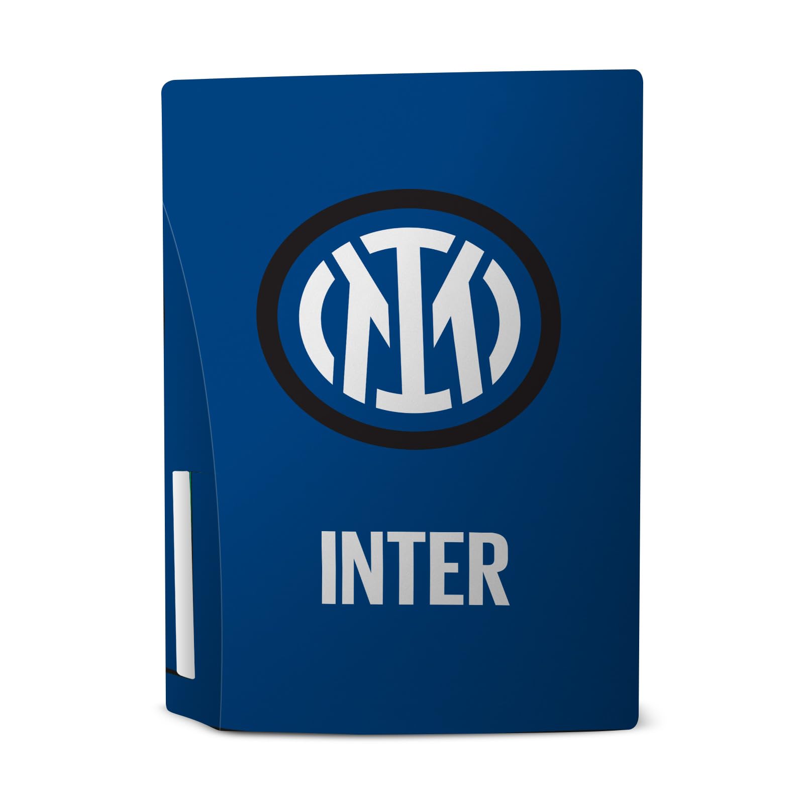 Head Case Designs Officially Licensed Inter Milan Logo Badge Vinyl Faceplate Sticker Gaming Skin Decal Cover Compatible With Sony PlayStation 5 PS5 Disc Edition Console