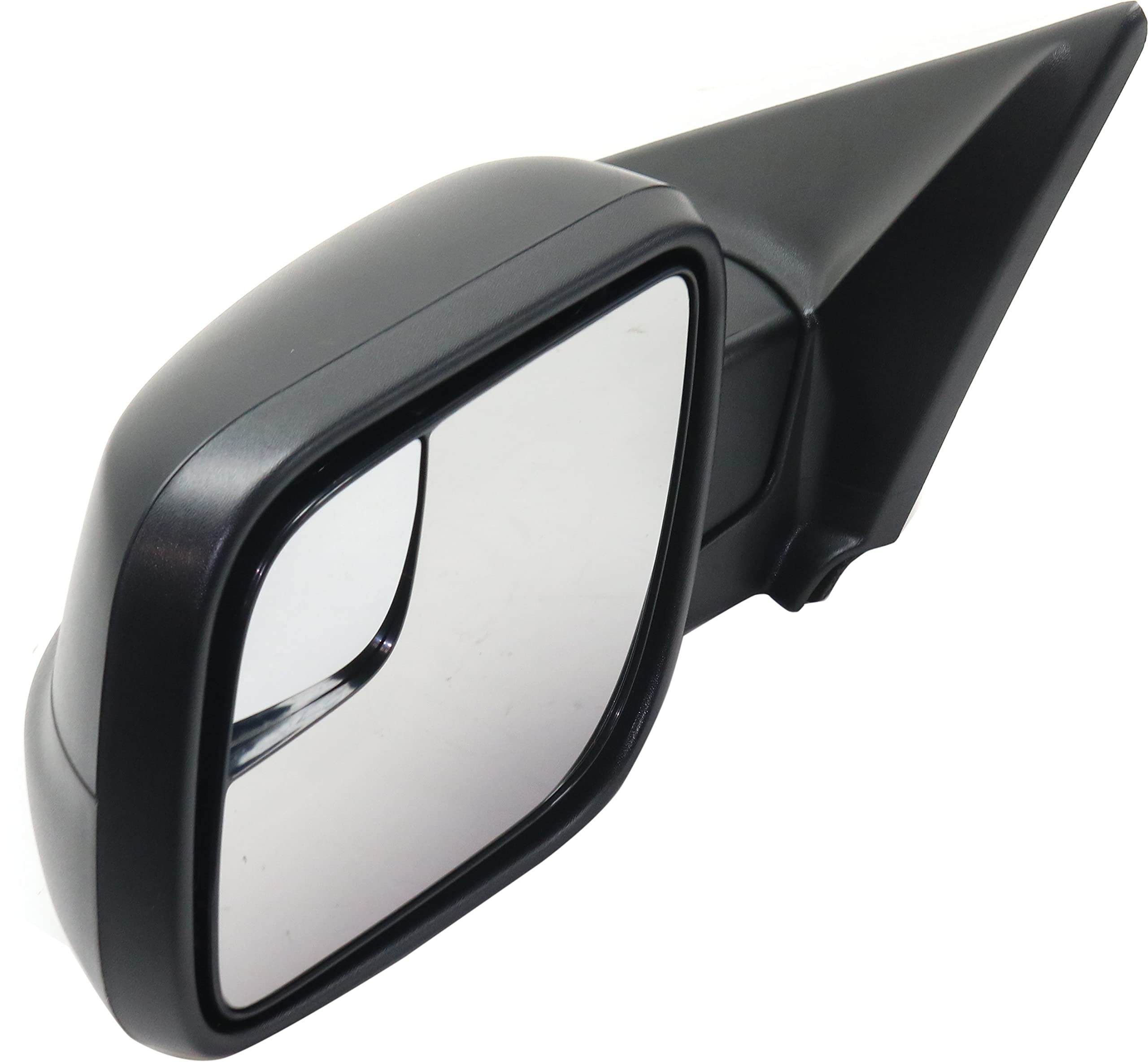 Kool Vue Driver & Passenger Side Power Non-Heated Mirrors for Ford Explorer 2016-2019 Manual Fold With Spotter Glass; Without Signal Light, Memory, Puddle Lamp & Auto-Dimming Textured
