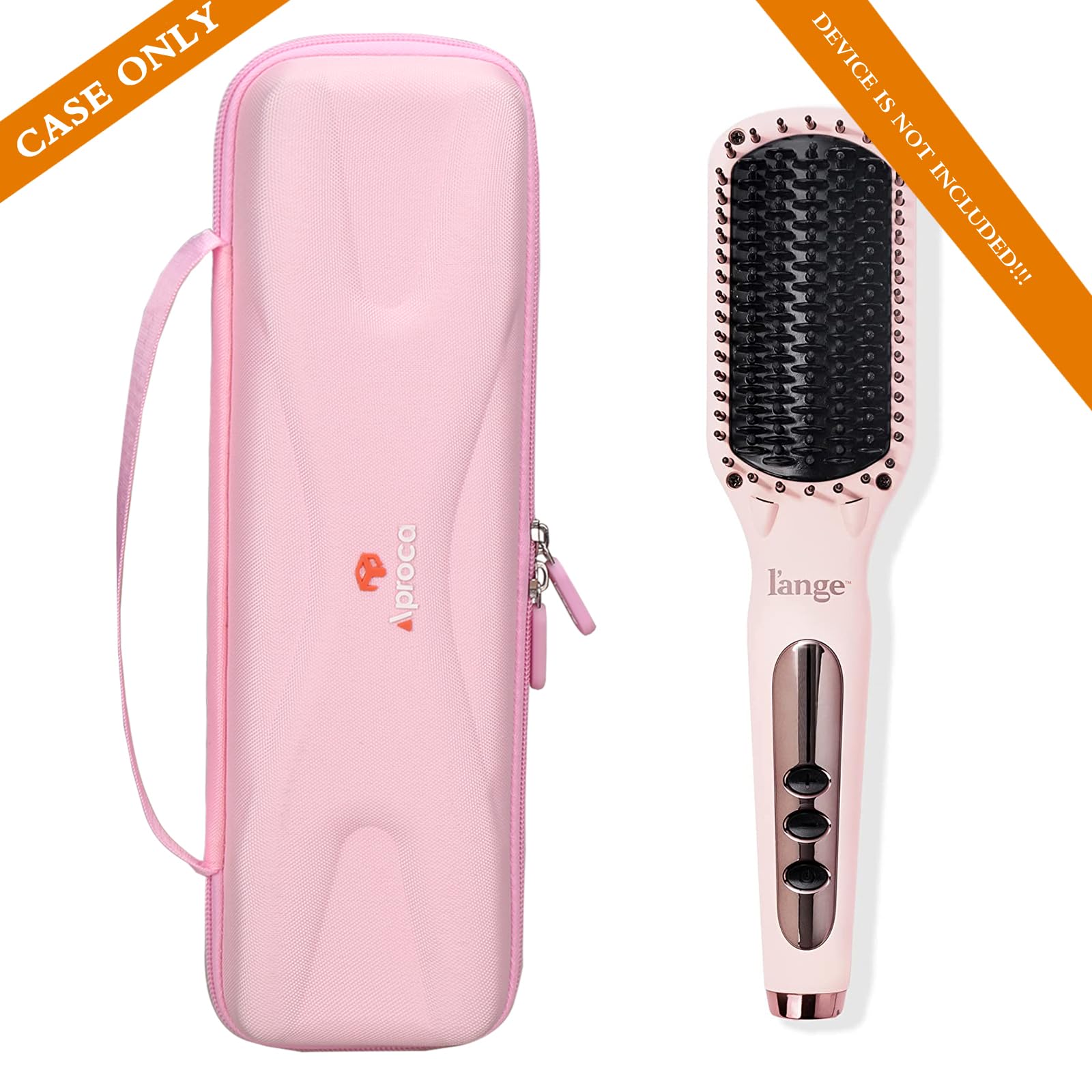 Aproca Hard Storage Travel Case, for L'ANGE HAIR Le Vite Hair Straightener Brush