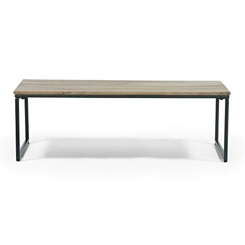 Christopher Knight Home Greycliff Coffee Table, Black + Natural