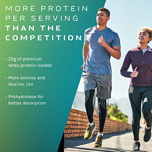 Whey Protein Powder | MuscleTech Clear Whey Protein Isolate | Whey Isolate Protein Powder for Women & Men | Clear Protein Drink | 22g of Protein, 90 Calories | Arctic Cherry Blast, 1.1lb (19 Servings)