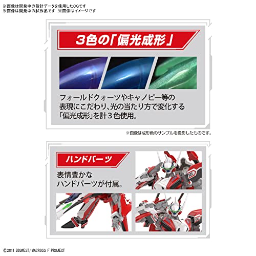 BANDAI SPIRITS(バンダイ スピリッツ) HG Macross F YF-29 Durandal Valkyrie (Alto Saotome), 1/100 Scale, Color Coded Plastic Model