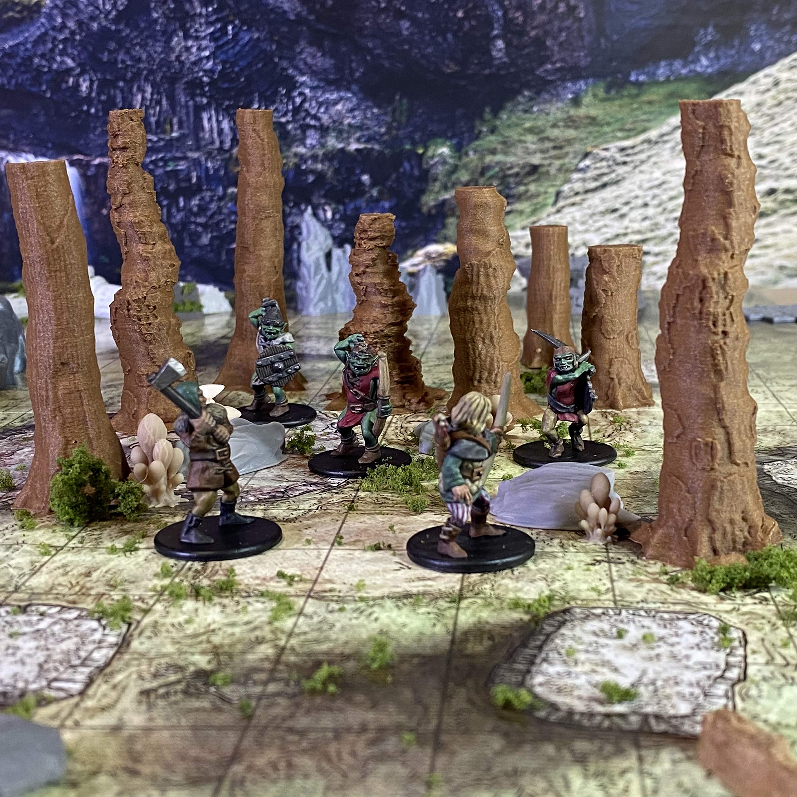 Extruded Gaming Forest Trees Set 3