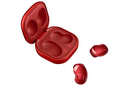 Samsung Galaxy Buds Live, True Wireless Earbuds with Active Noise Cancelling (Wireless Charging Case Included) - Bulk Packaging - Mystic Red