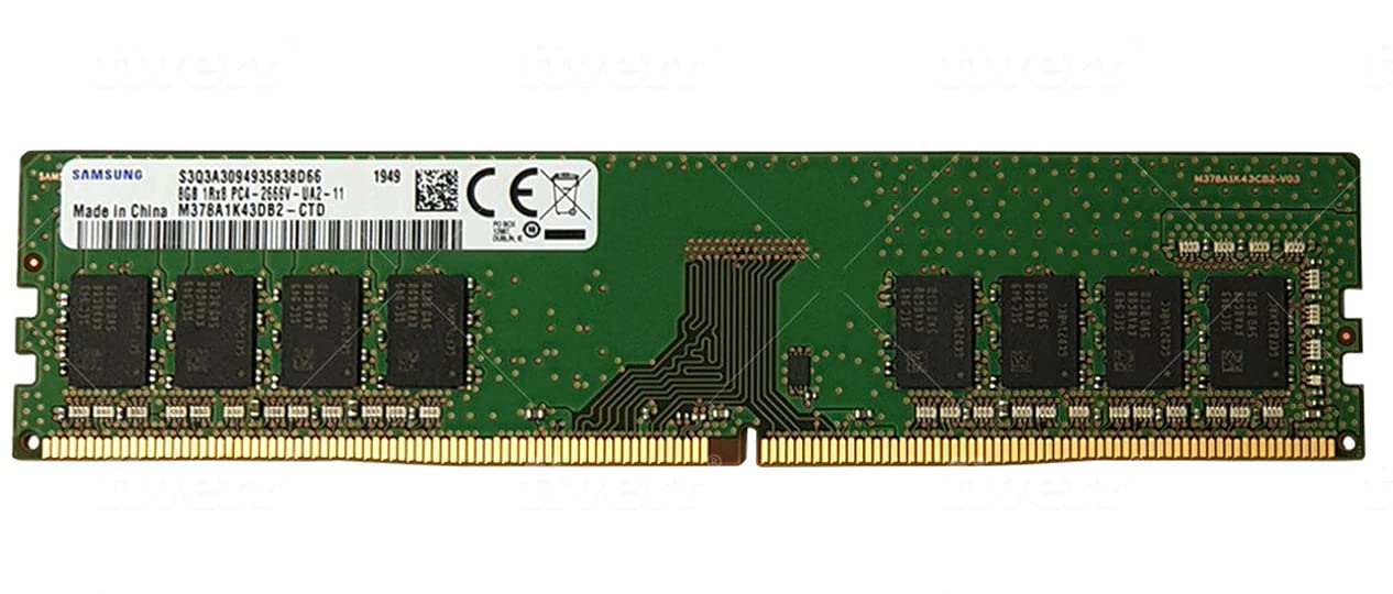SAMSUNG 8GB DDR4 PC4-21300 2666MHz 288 PIN UDIMM 1.2V CL 19 Desktop ram Memory Module M378A1K43DB2-CTD