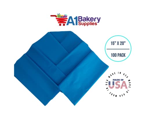 Gift Wrap Color Tissue Paper Gift Wrap Tissue Paper Brilliant Blue 15 x 20 inch 100 Sheets