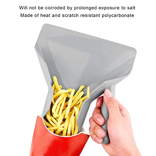 French Fry Scoop, Chip Popcorn Bagger, Right Handle French Fry Bagger Scoop Ice Candy Snacks Desserts Scooper Kitchen Utensils
