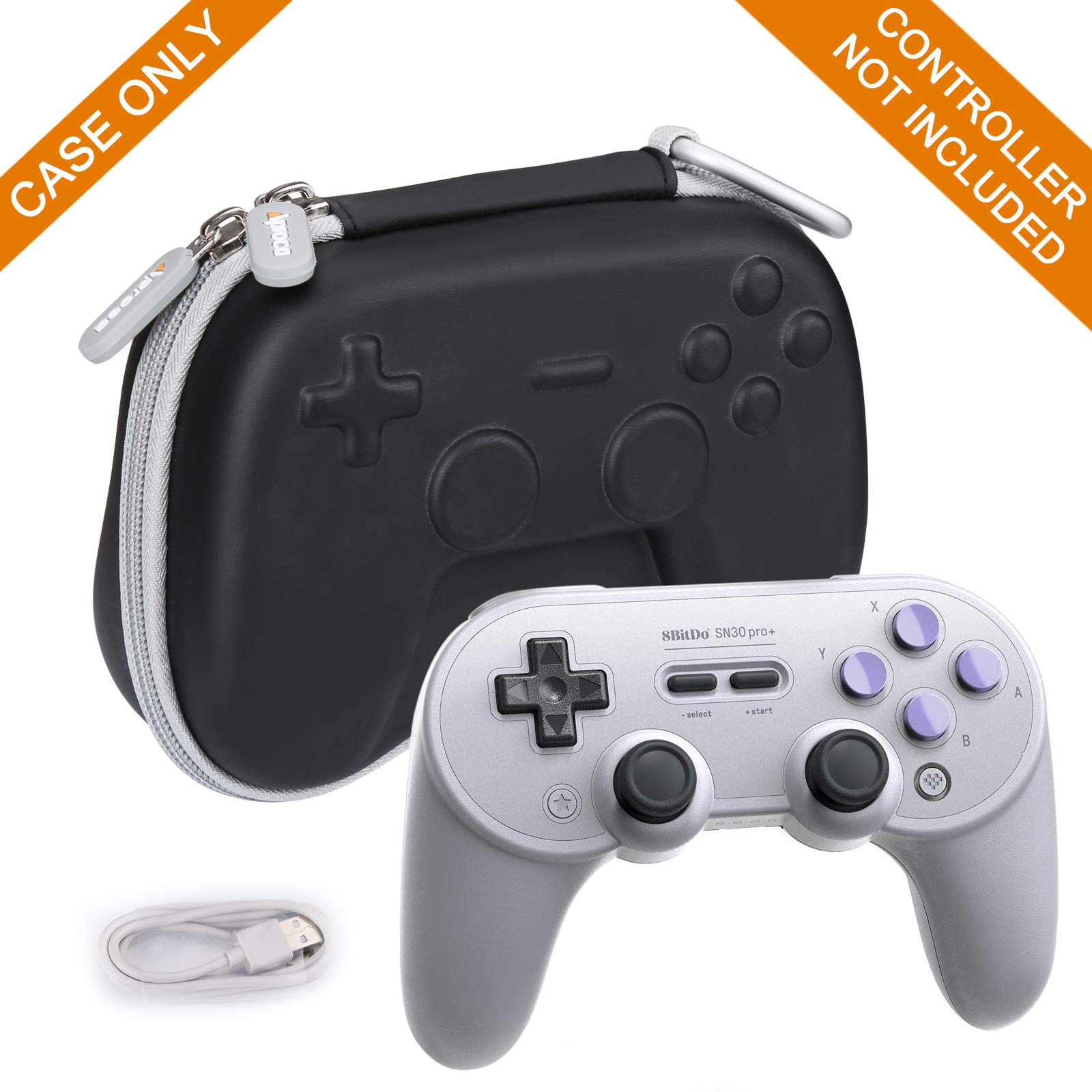 Aproca Hard Storage Travel Storage Case for 8Bitdo Sn30 Pro+ Bluetooth Gamepad Nintendo Switch