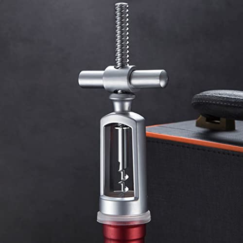 BESTonZON Opener Restaurant Wing Cork Opening Corkscrews Multifunctional Screw Beer Remover Serving Winged Gadget Waiters Alloy and Party Duty Bottle for Bar Cap Heavy Corkscrew: