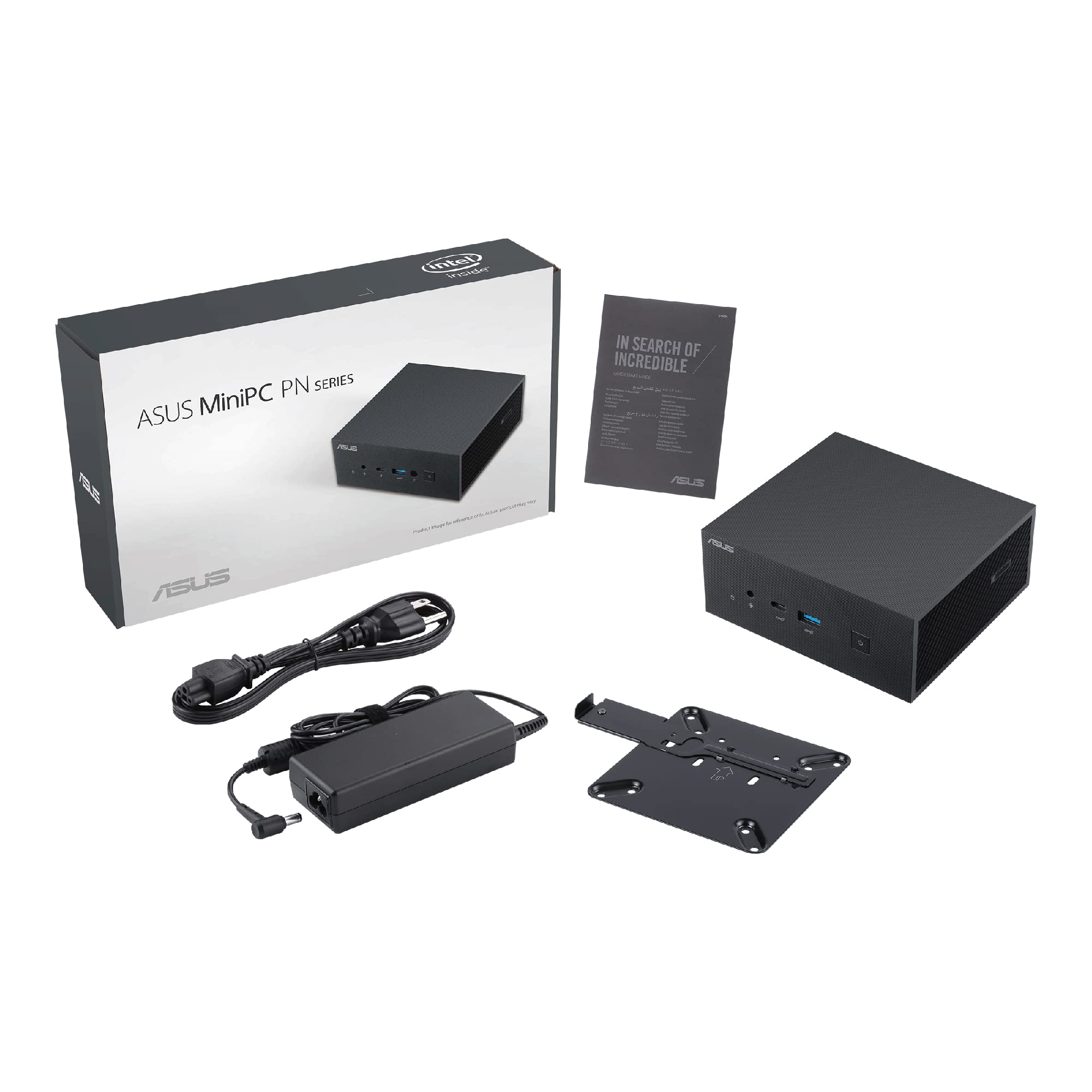 ASUS PN63-S1 Mini PC System with Intel Core i5-11300H, 8GB DDR4, M.2 PCIE 256GB SSD, WiFi 6, Bluetooth, USB-C, Windows 11 Pro