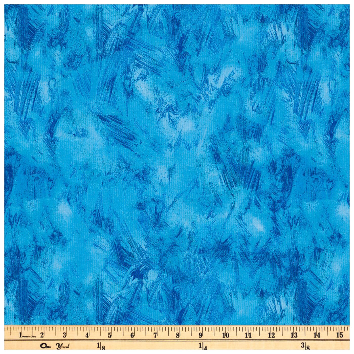 Blended Blue Cotton Calico Fabric (1 Yard) – Printed Sewing Fabric by The Yard – Lightweight Precut Fabric for Sewing Clothes, Homeware, & Other Accessories – DIY Craft Fabric