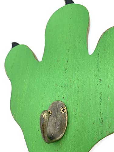 Dinosaur Footprint Kids Coat Hanger - Dinosaur Bathroom Decor - Dinosaur Decorations Classroom Organization Backpack Hook - Dinosaur Decor Boys Room Wall Decor