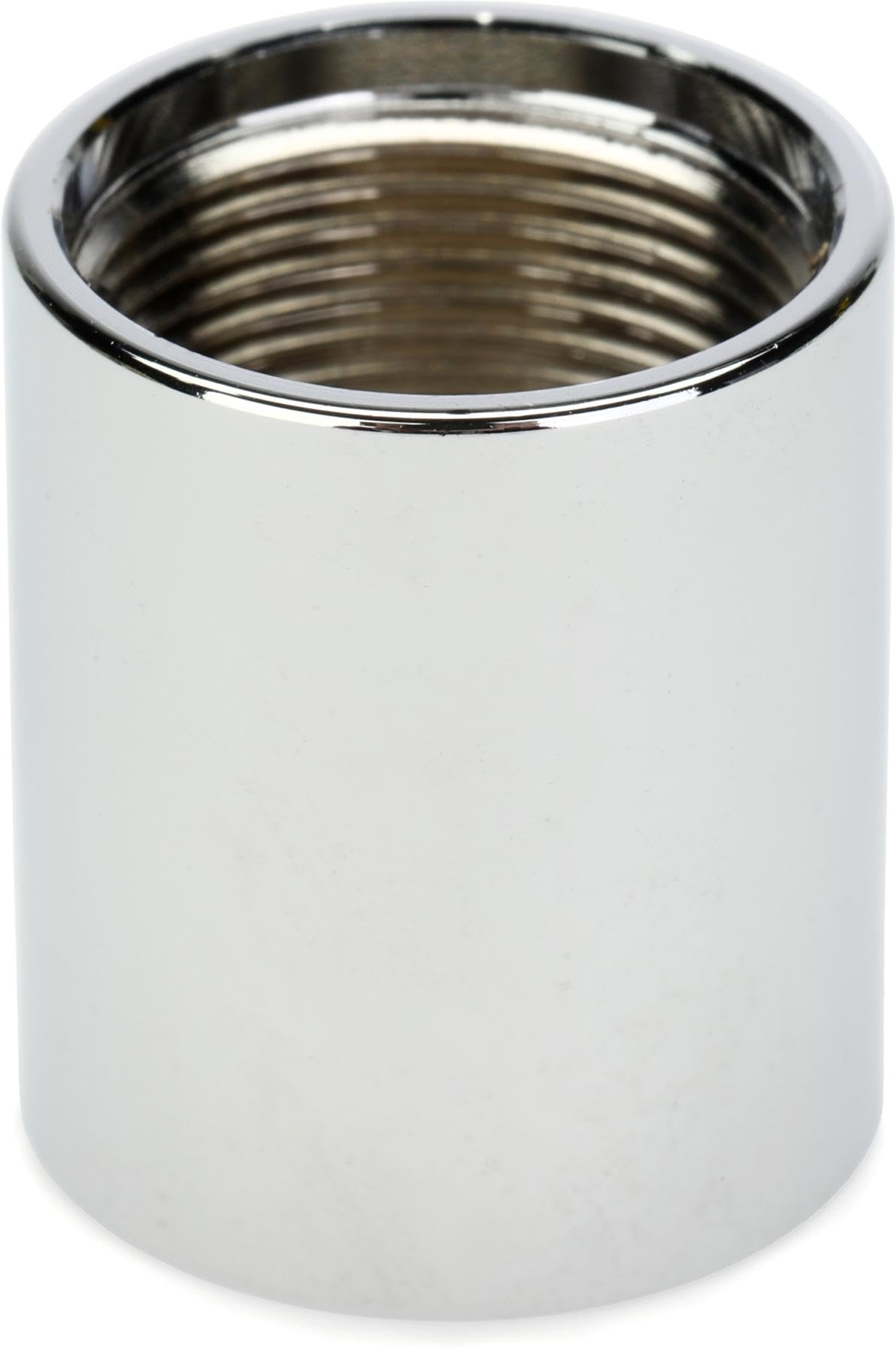 AtlasIED AD-5B 5/8 inch Female Threaded Coupling Adapter - Chrome (2-pack) Bundle