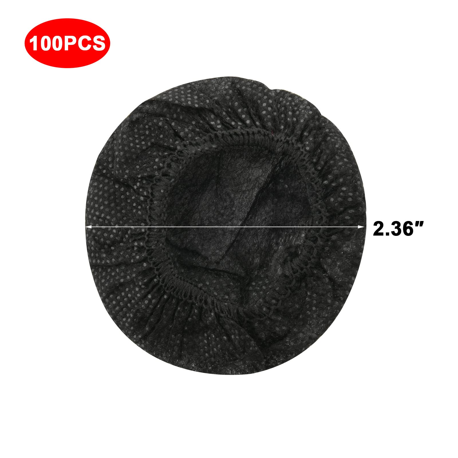 Beautyflier 100 PCS Disposable Stethoscope Covers, Non-Woven Stethoscope Head Covers for Doctor, Nurses, Health Care Workers (Black)