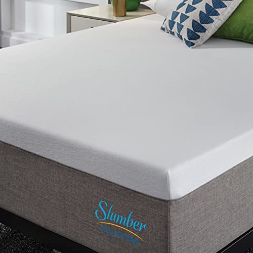 Slumber Solutions Essentials 12-inch Gel Memory Foam Mattress Medium White Queen