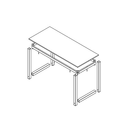 AMA Maker Computer Desk Modern Stylish Table for Home Office (55inch, Sandalwood)