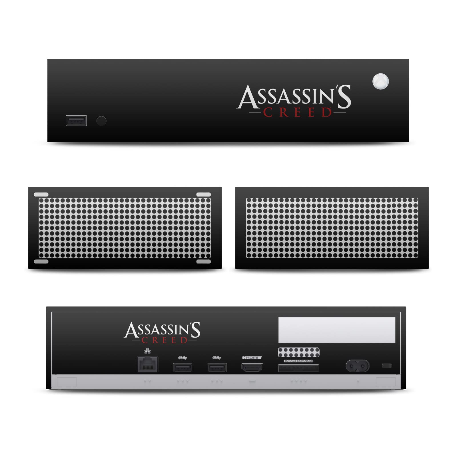 Head Case Designs Officially Licensed Assassin's Creed Leap Of Faith Graphics Matte Vinyl Sticker Gaming Skin Decal Cover Compatible With Xbox Series S Console and Controller Bundle