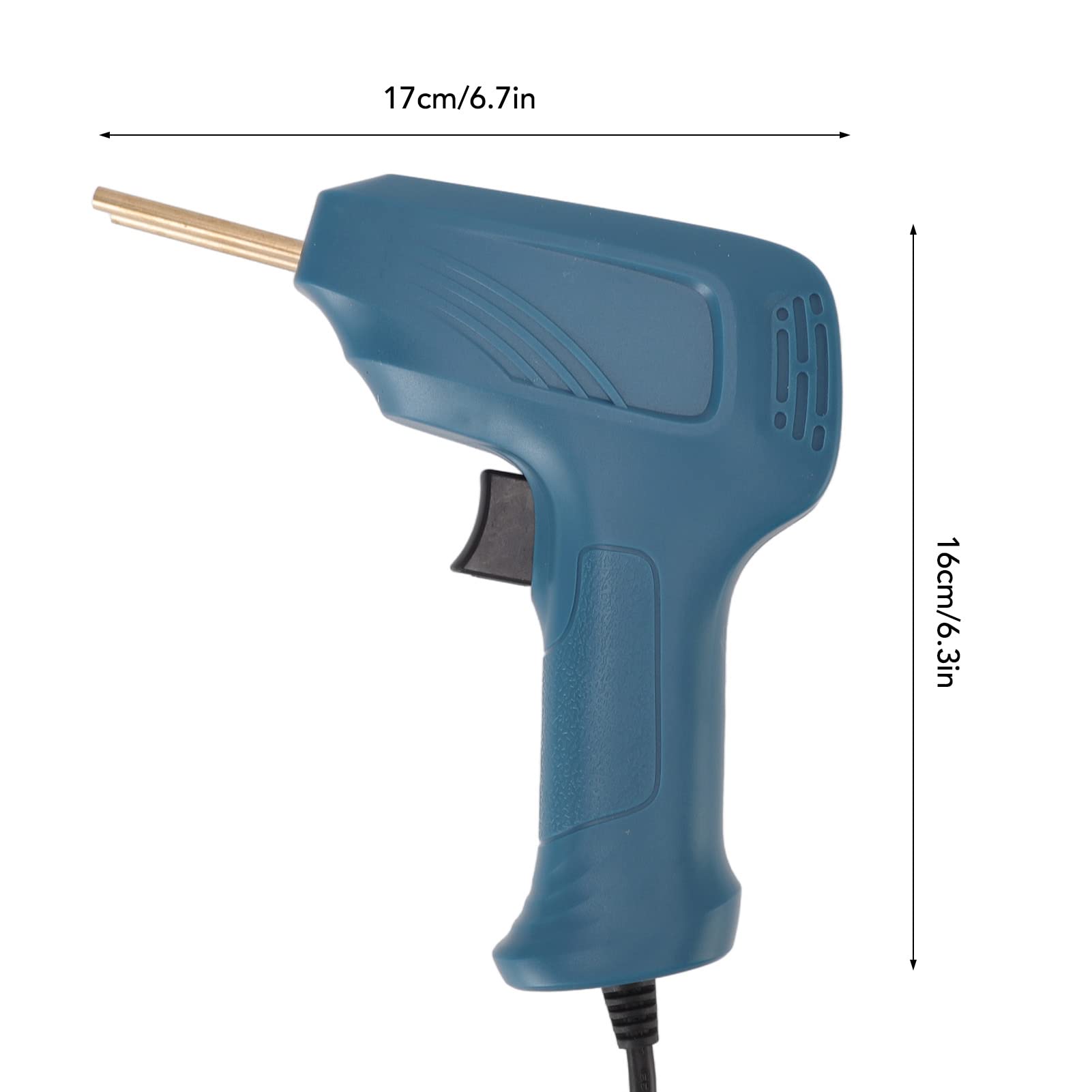 Biitfuu Portable Electric Welder Plastic for Repairing with 200 Welding Nails Electric Welder (US Plug 110V)
