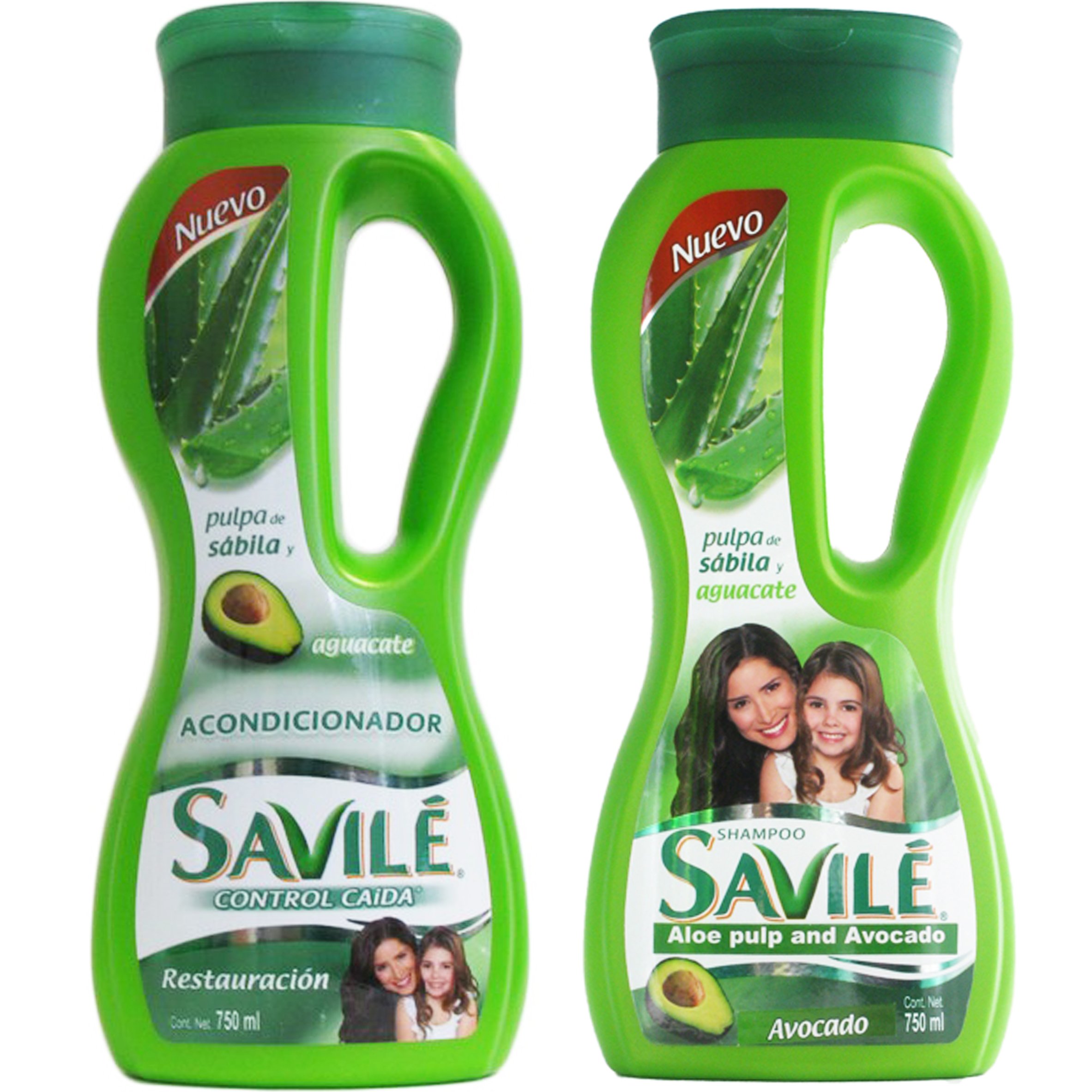 Savile Biotina Pulpa de Sabila y Aguacate Shampoo/Acondicionador (Shampoo and Conditioner)