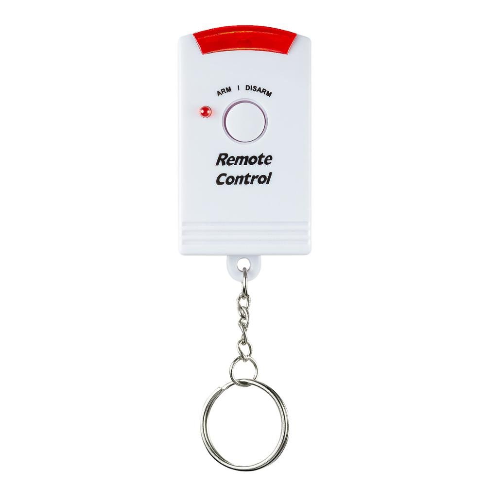 Mengshen Infrared Motion Sensor Alarm - Burglar Alarm with 2 Remote Controls, Suitable for Home/Garages/Shops, H88