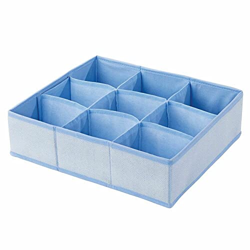 Fabric 9 Section Drawer/Closet Storage Organizer for Kids - Blue