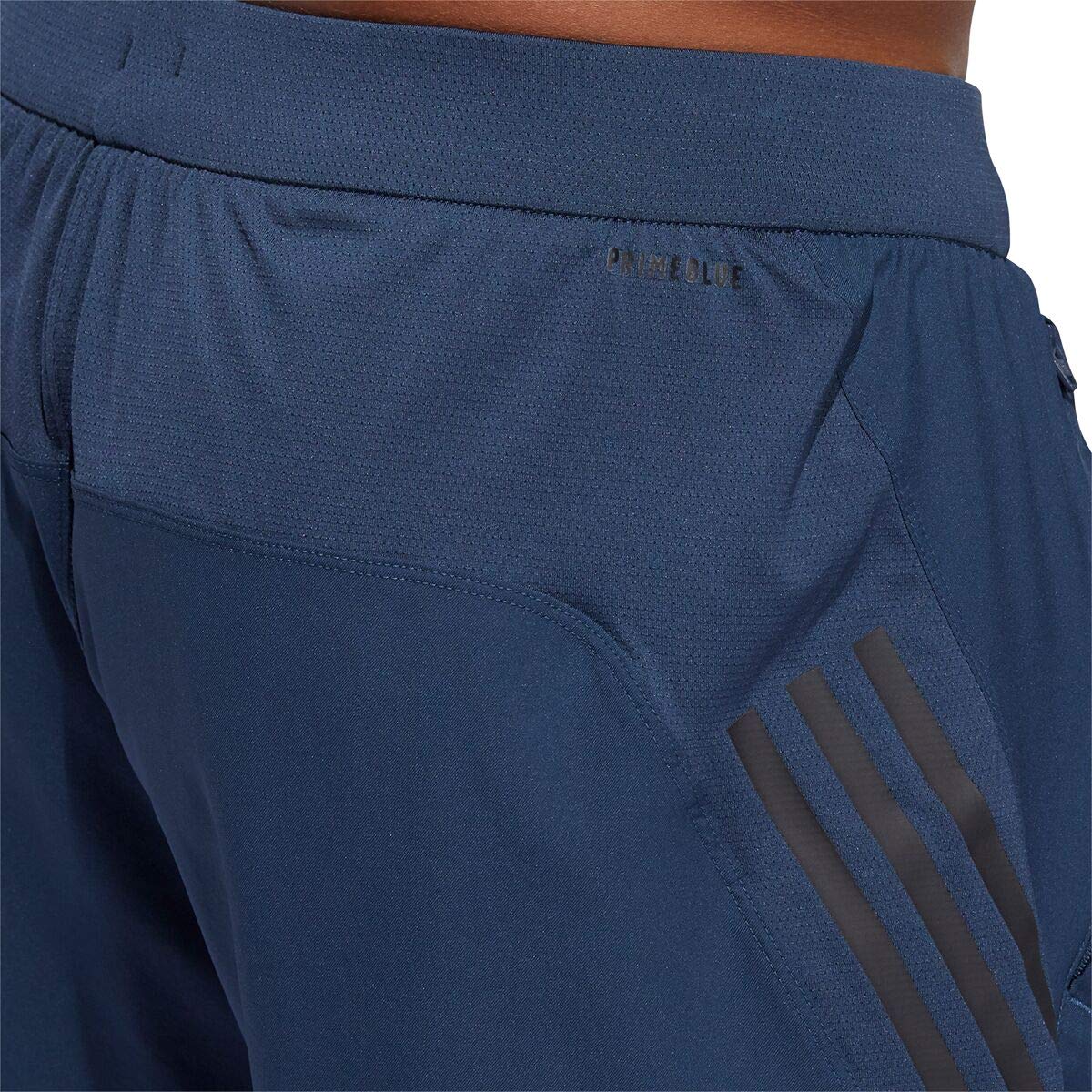 adidas mens AEROREADY 3-Stripes Short Primeblue Acid Mint Small