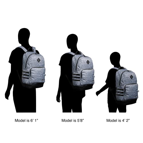 adidas Classic 3S 4 Backpack, Mesa Brown/Black/White, One Size