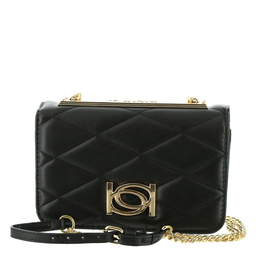 bebe Abigail Logo Top Crossbody Bag Black