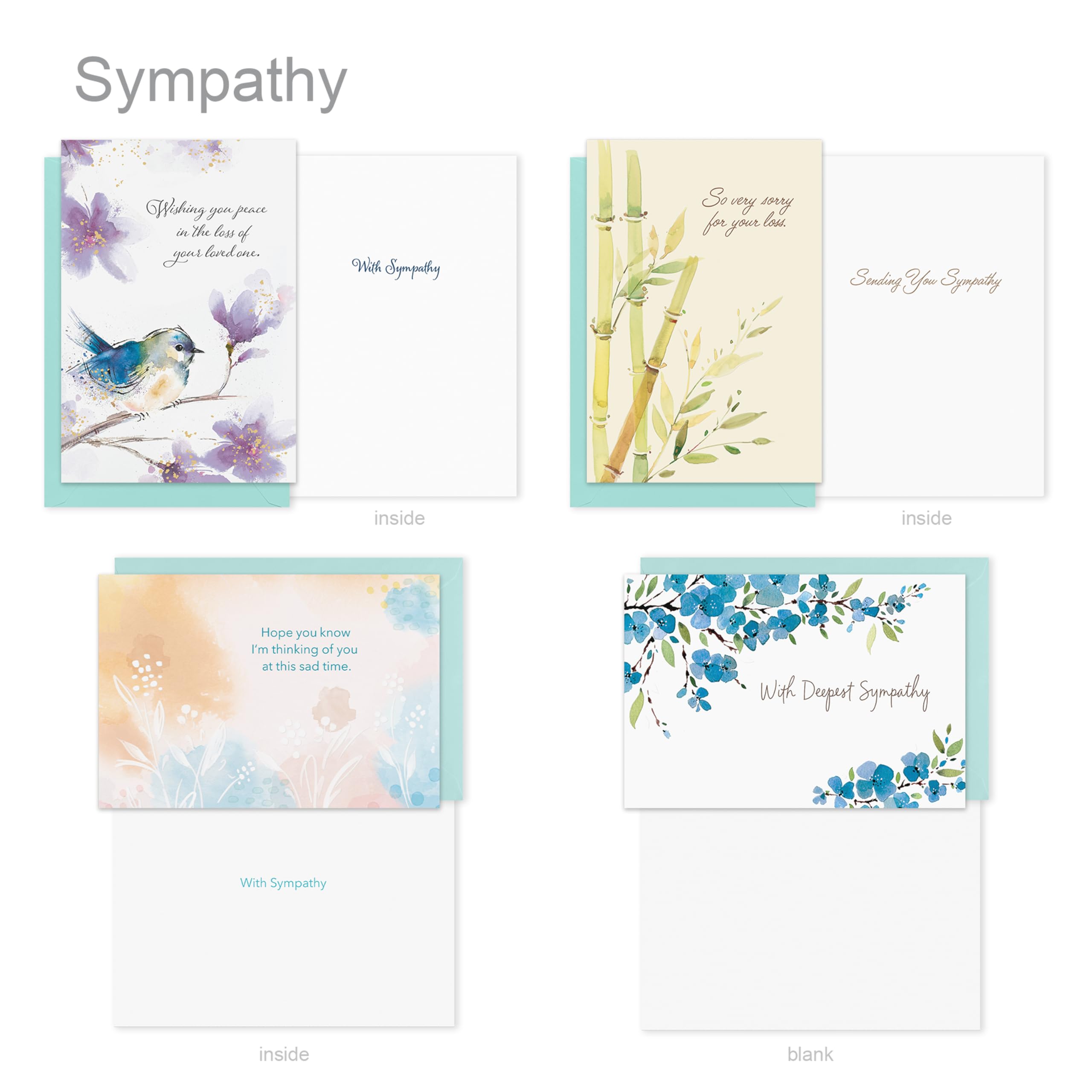 American Greetings Deluxe Boxed Sympathy Card Assortment (15-Cards)