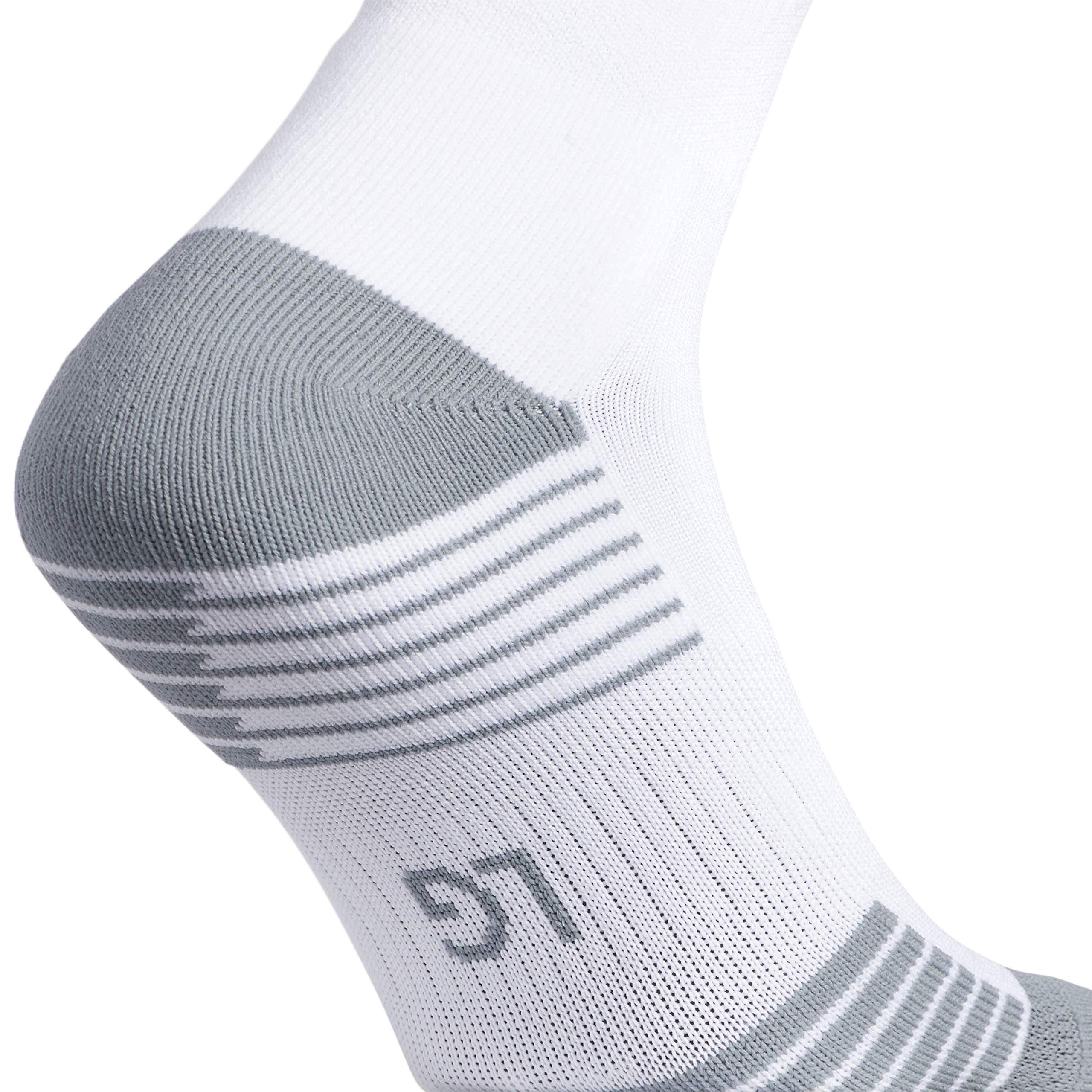 adidas Copa Zone Cushion 4 Soccer Socks (1-Pair) for Men, Women, Boys and Girls, White/Black, Medium