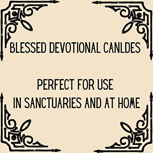 Glass Assorted Religious Candle, White, Case of 12 (1)