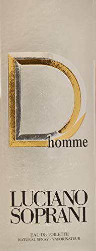 Luciano Soprani D Eau de Toilette Spray for Men, 3.4 Ounce