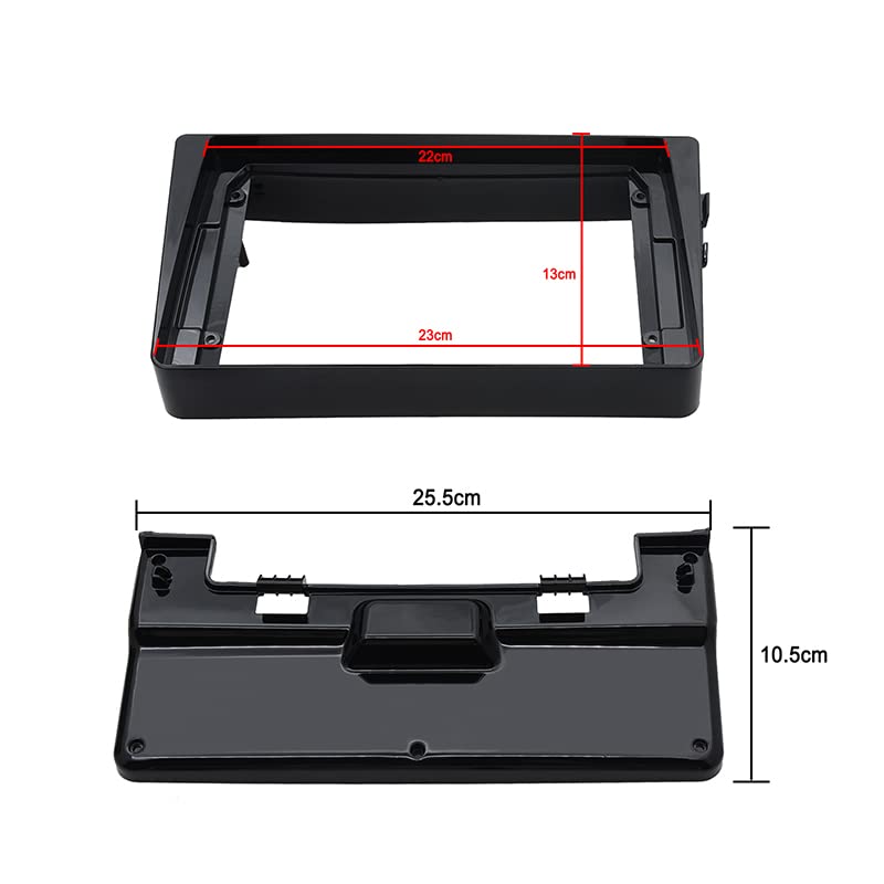 BANDOX 9 Inches Double 2 Din Car Radio Frame for KIA Picanto Morning(JA) 2016+ Auto Audio Fascia Dash Kit DVD Panel Stereo Cover