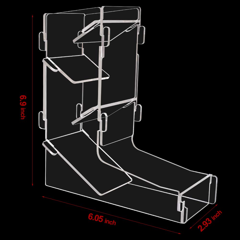 Dice Tower, Dice Rolling Tower Kit with Double Sided Matte Protective Film, Please Tear Off Before Use & Tray Collapsible Portable Easy Roller for Desktop Board Game,RPG, D&D & Foxta
