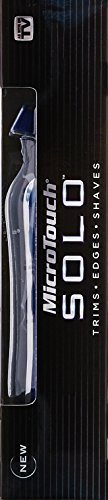 Micro Touch SOLO Men's Rechargeable Full Body Hair Trimmer, Shaver and Groomer, Blue