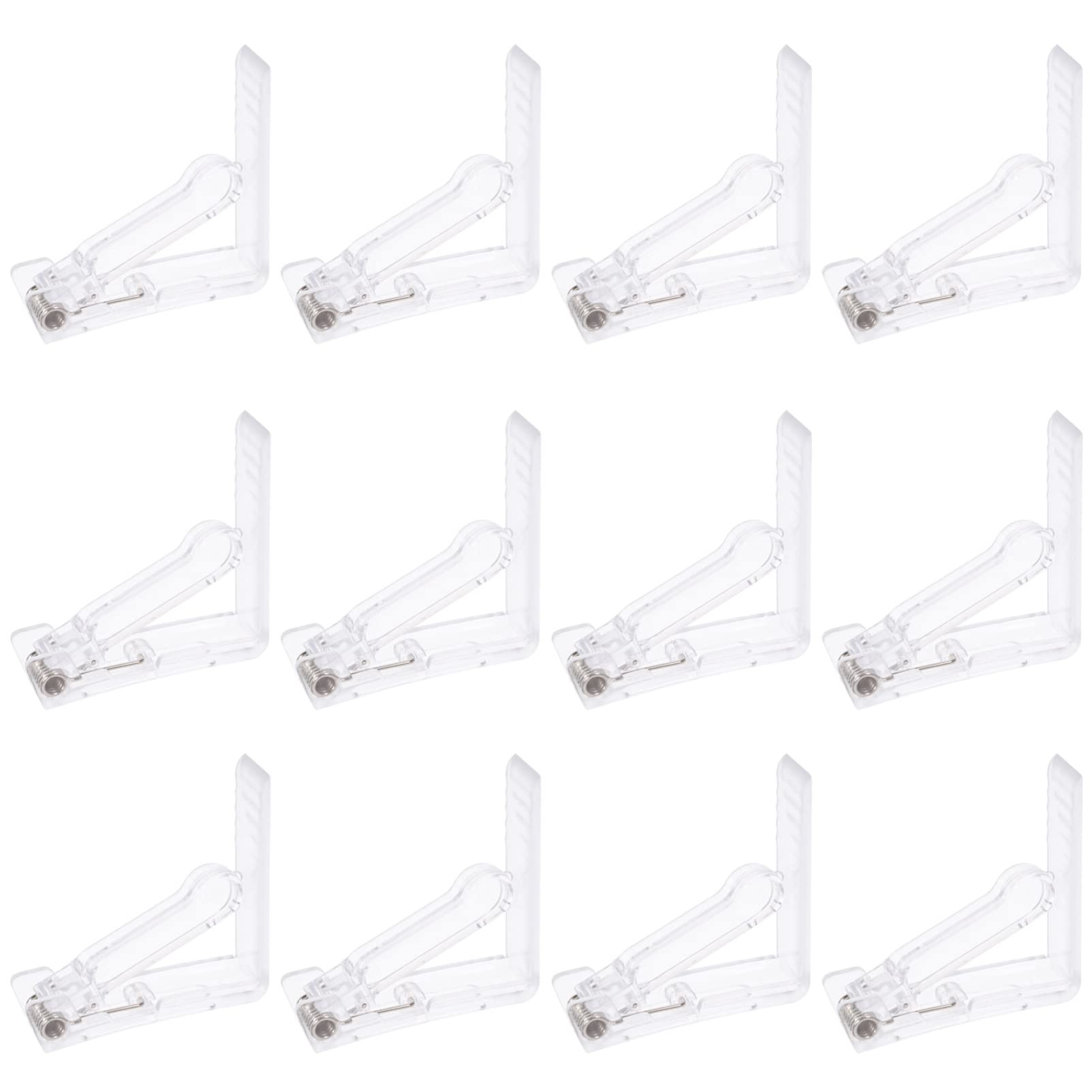 DOITOOL 12pcs Tablecloth Holder Table Cover Clamps Table Cloth Clips for Outdoor Picnic Tables Large Tablecloth Clips Picnic Table Clips Hidden Securing Clip Fastener Dinner Party
