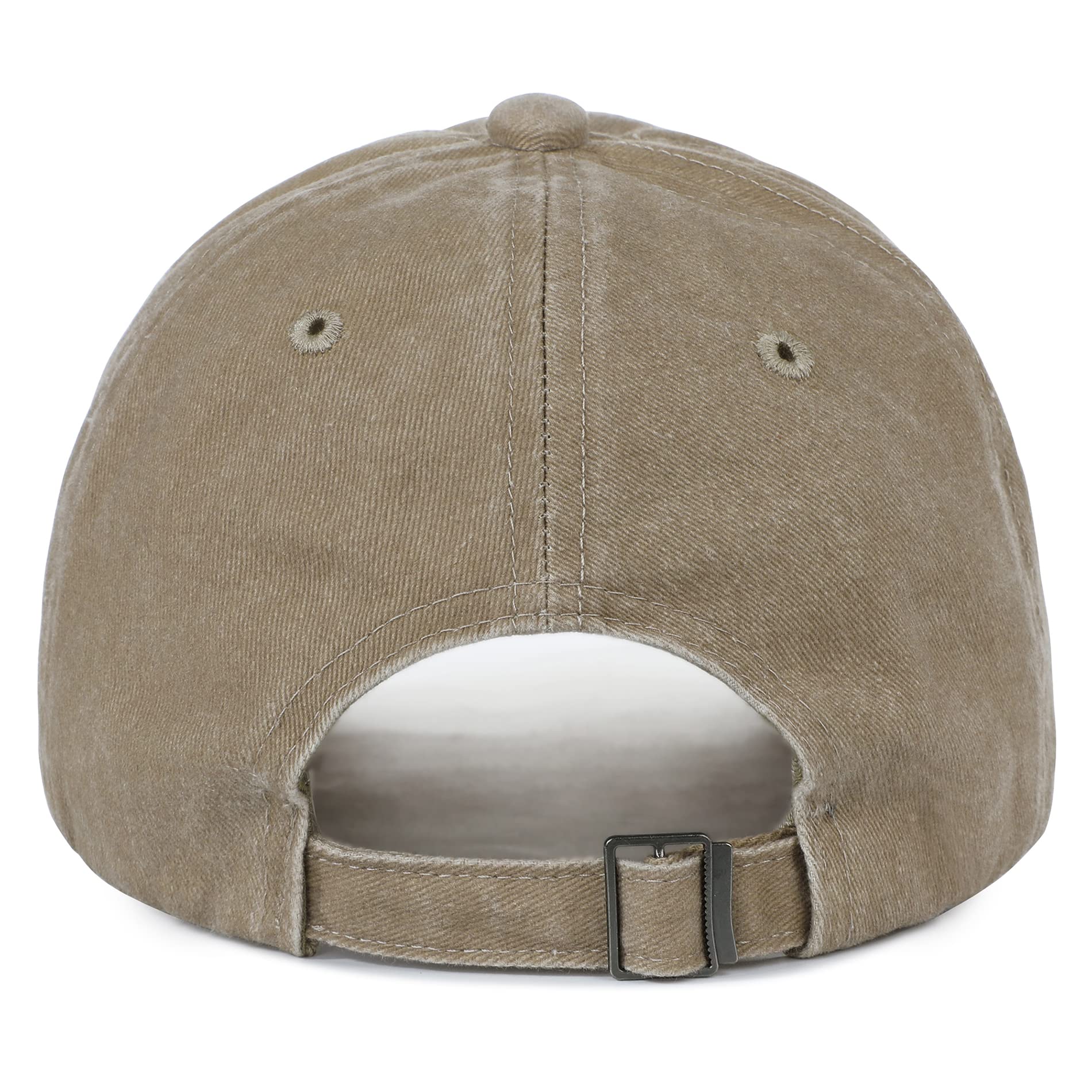 American Trends Women Baseball Cap Hat Men Adjustable Dad Hat Wide Brim Baseball Hat Khaki
